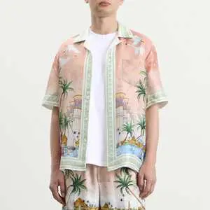 Casablanca Ethereal Cuban Collar Shirt