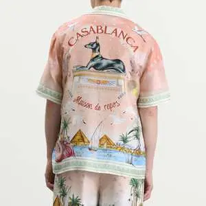 Casablanca Ethereal Cuban Collar Shirt