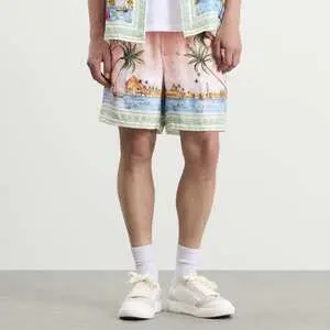 Casablanca Ethereal Silk Shorts