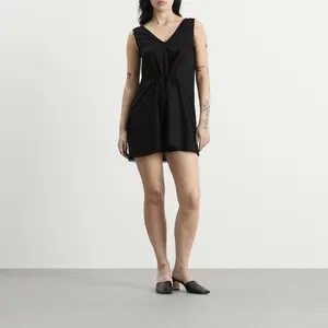 LESET Yoko Lace V-neck Mini Dress