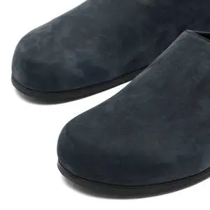 Studio Nicholson Nubuck Leather Slip-on Clogs - Ocean
