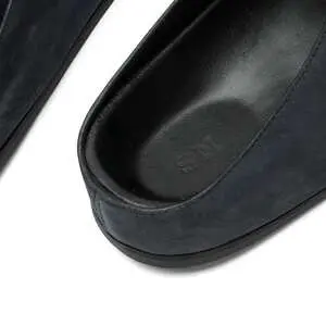 Studio Nicholson Nubuck Leather Slip-on Clogs - Ocean