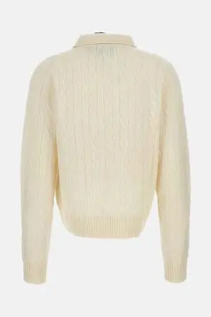 Polo Ralph Lauren Wool Blend Cable Knit Polo