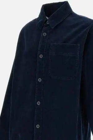 A.p.c. Sovracamicia Basile Velluto A Coste - Blu