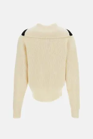 Barena Venezia Navy Zip-up Sweater