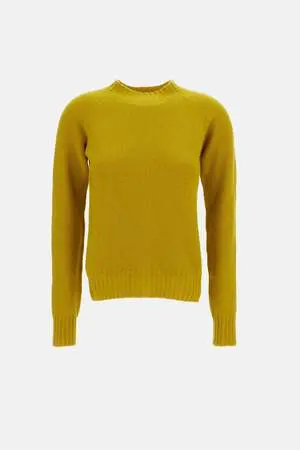 DRUMOHR Wool Crew Neck Sweater - Giallo