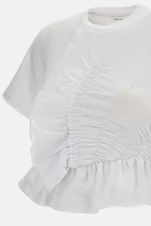Cecilie Bahnsen Ace T-shirt Jersey - White