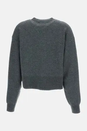 Extreme Cashmere N.170 Cardigan Chou In Stretch Cashmere-blend - Grigio