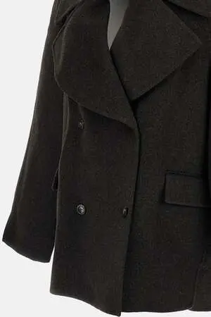 Loulou De Saison Neil Double-breasted Jacket - Marrone