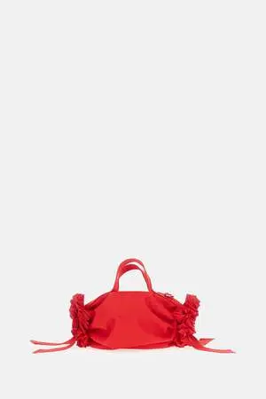 Simone Rocha Mini Rosette Bag With Double Bow - Rosso