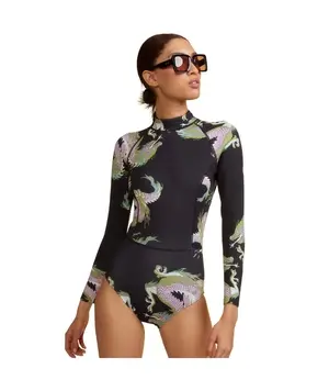 Cynthia Rowley Dragon Wetsuit - Black Multi