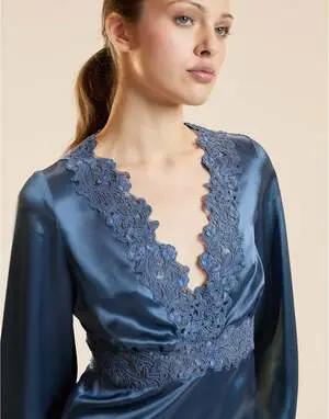 Cynthia Rowley Sequin V-neck Mini Dress - Blue