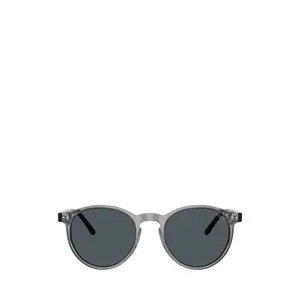 Ralph Lauren Round Sunglasses With Rugby Stripes
