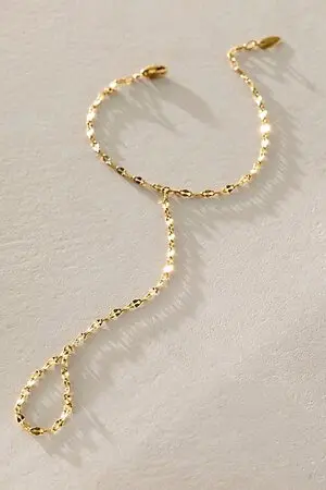 Free People Kozakh Sparkly Handchain - Gold