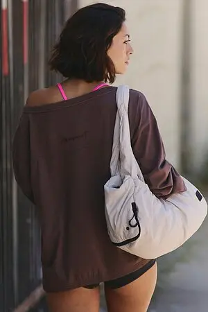 Free People Keep Going Solid Layer Top - Black Walnut