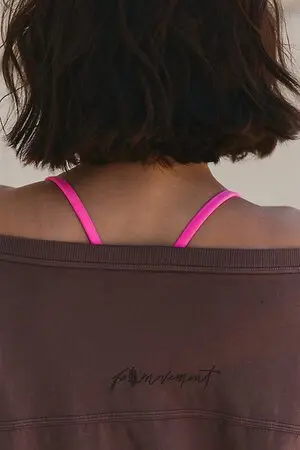 Free People Keep Going Solid Layer Top - Black Walnut