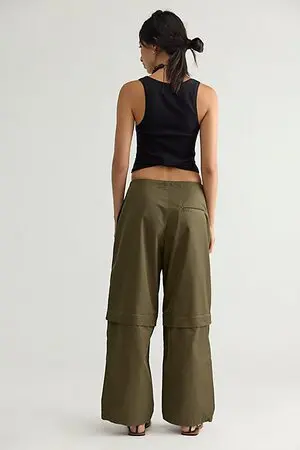 AGOLDE Coulson Convertible Parachute Pants - Willow