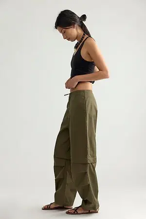 AGOLDE Coulson Convertible Parachute Pants - Willow