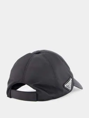 Prada Enamelled Triangle Baseball Cap