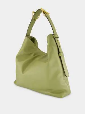 Gucci Sage Leather Large Tote Bag