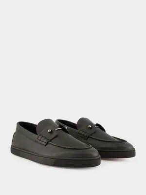 CHRISTIAN LOUBOUTIN Chambeliboat Boat Shoes - Black