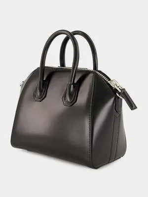 Givenchy Mini Antigona Bag In Box Leather - Black