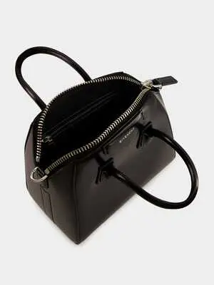 Givenchy Mini Antigona Bag In Box Leather - Black