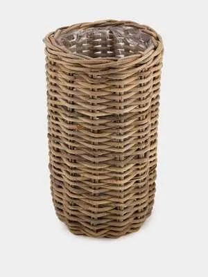 GOMMAIRE Gommiare Natural Rattan Woven Extra Large Basket Planter