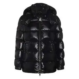 Moncler Quilted Hooded Down Jacket - Black