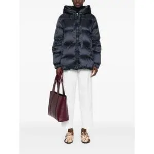 Max Mara Quilted Down Jacket - Blue