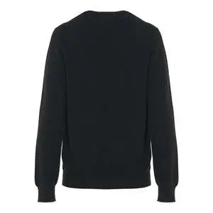Malo Cashmere V-neck Sweater - Black
