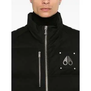 Moose Knuckles Quilted Down-feather Filled Sleeveless Vest - Black