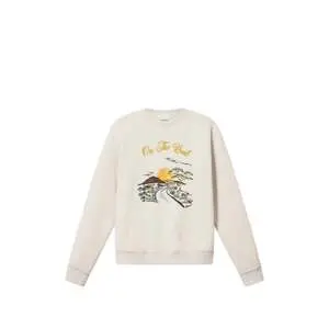 Isabel Marant Étoile Marant On The Road" Embroidered Logo Sweatshirt - Cream