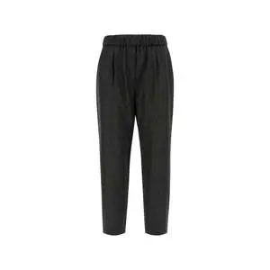 Giorgio Armani Grey Trousers Track Pants - Gray