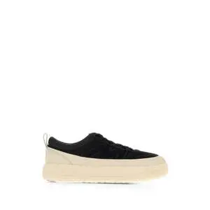 Moncler Leather Lining Low-top Trainers - Black