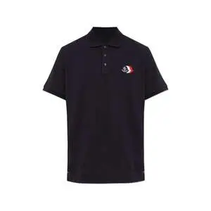 Moncler Polo Shirts - Blue