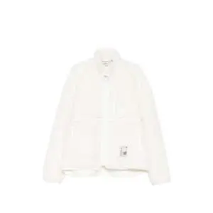 Mihara Yasuhiro Fleece High Neck Zip Up Jacket - White