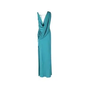 Andamane Sleeveless Cowl Neck Floor-length Gown