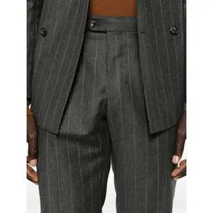 Tagliatore Grey Suits Double Breasted Suits - Gray