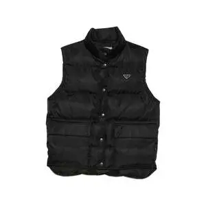 Prada Quilted Puffer Vest - Black
