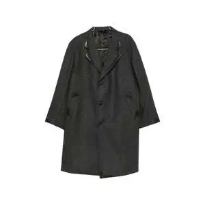 Prada Grey Coats Single Breasted Coats - Gray