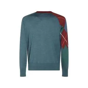 VIVIENNE WESTWOOD Argyle Pattern Crew Neck Sweater