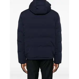 Brunello Cucinelli Padded Hooded Jacket - Blue