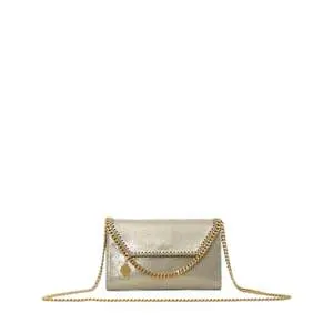 Stella McCartney Shaggy Deer Chain Shoulder Bag - Gold