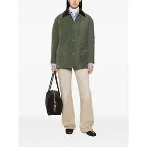BLAZÉ MILANO Quilted Corduroy Jacket - Green