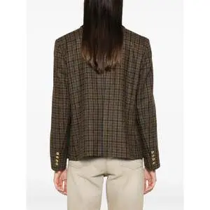 BLAZÉ MILANO Checked Jacket - Brown