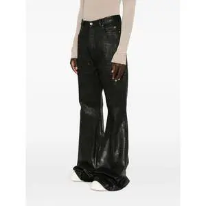 Rick Owens Denim Bootcut Jeans - Black