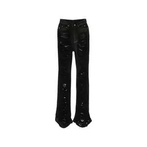 Rick Owens Denim Bootcut Jeans - Black
