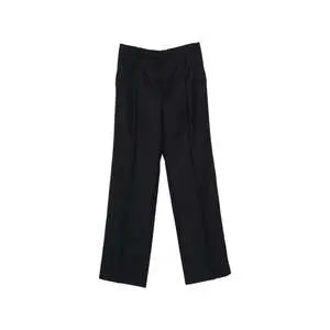 Saint Laurent Trousers Wide-leg Trousers - Black