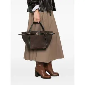 TOD'S T Timeless Tote Bag - Brown